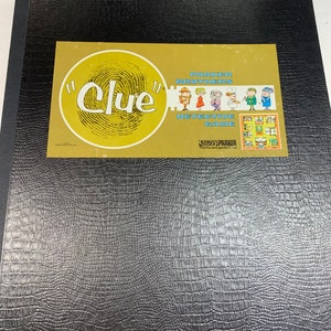 1963 Clue Board Game - Etsy