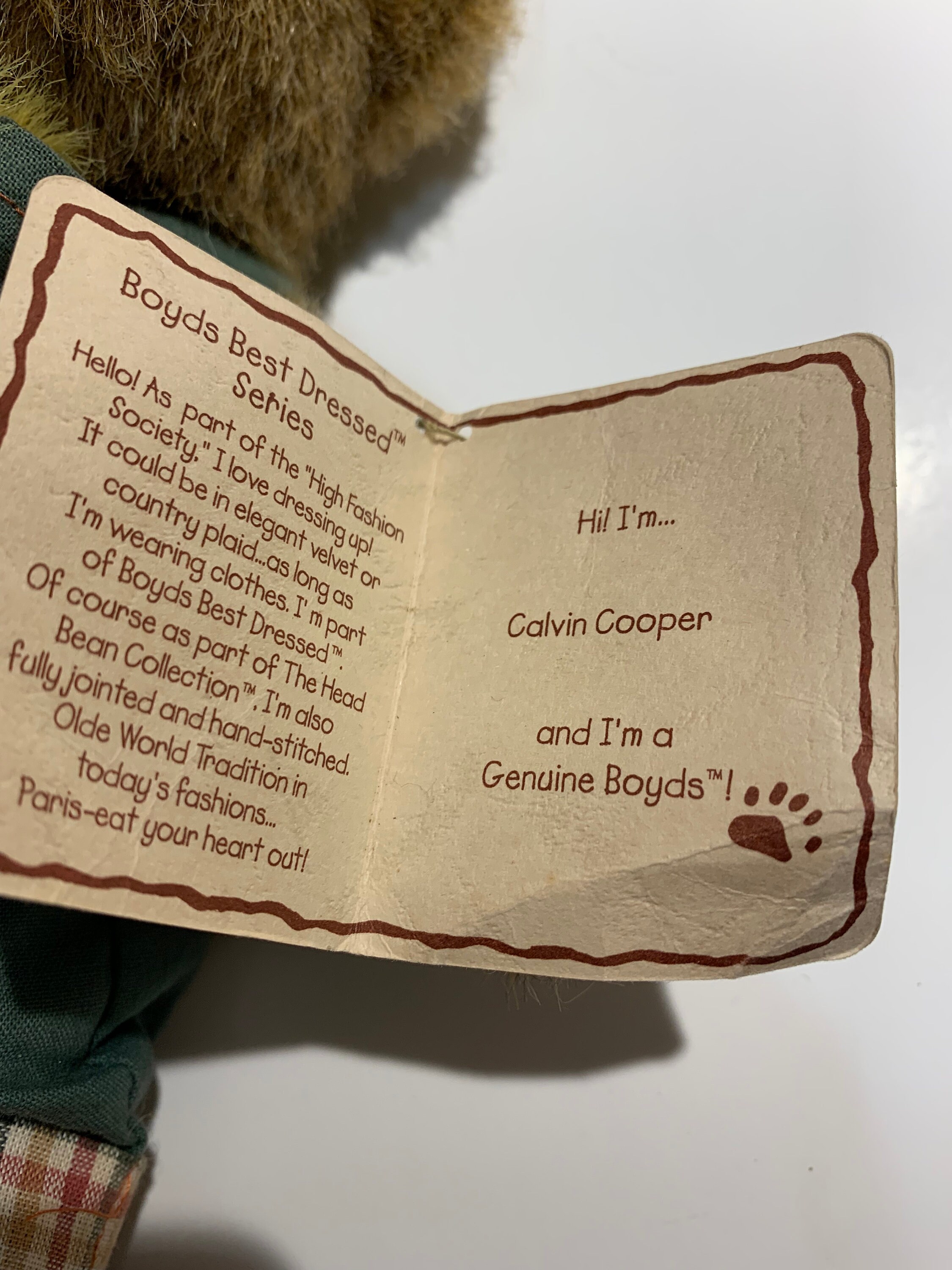 Boyds Bears Calvin and Cassie Cooper - Etsy