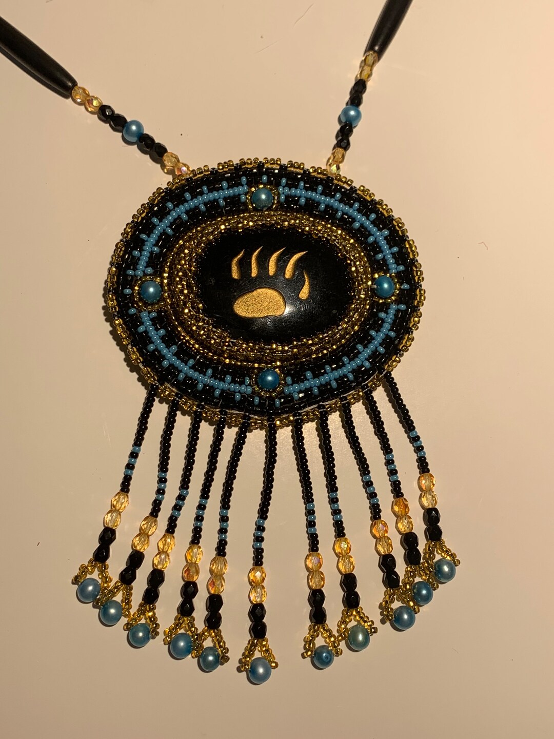 Native/ First Nations Bear Claw Medallion - Etsy