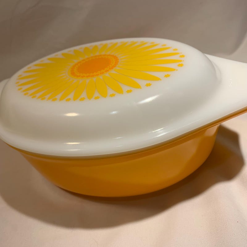 Pyrex Sunflower - Etsy