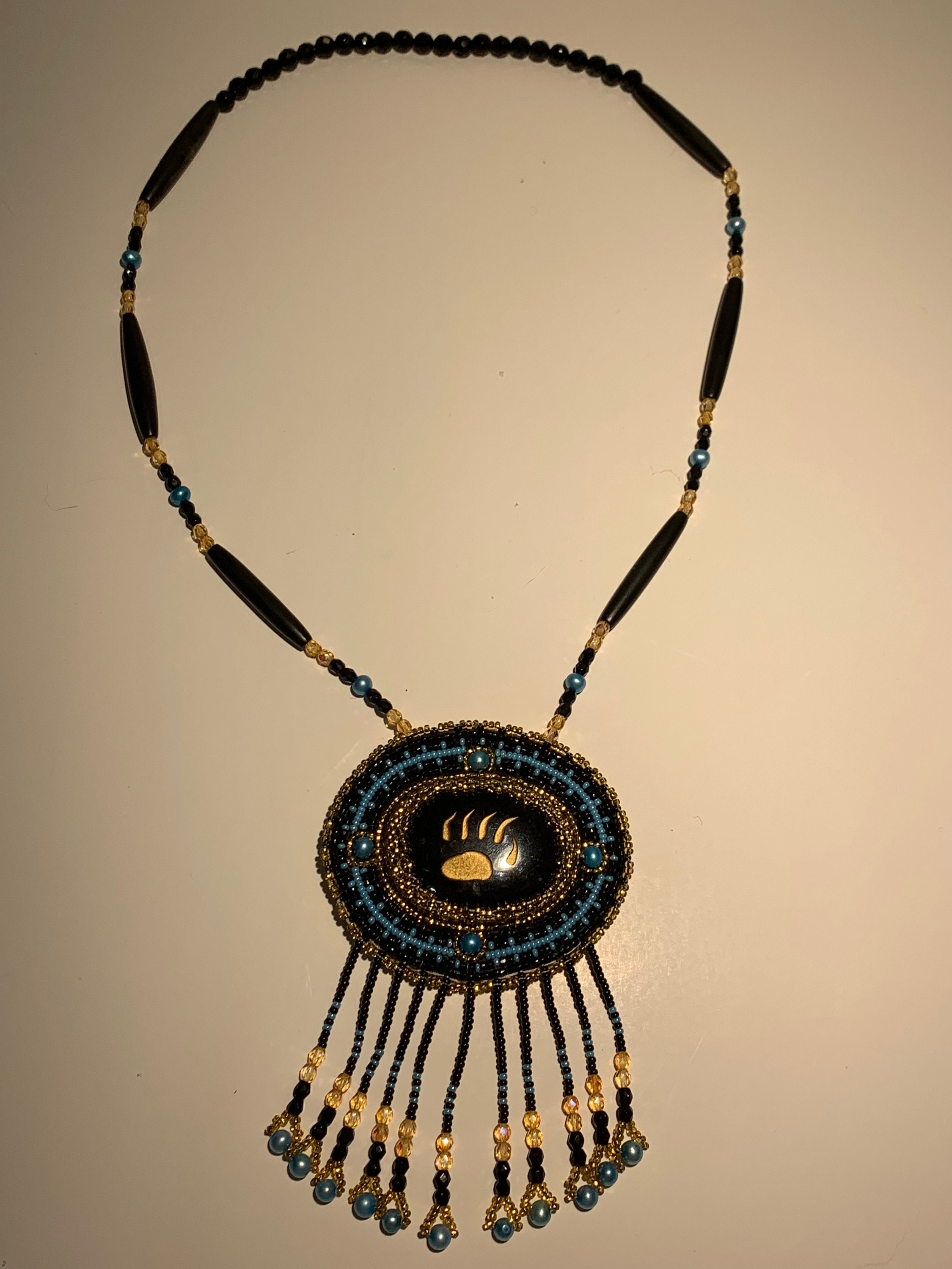 Native/ First Nations Bear Claw Medallion - Etsy