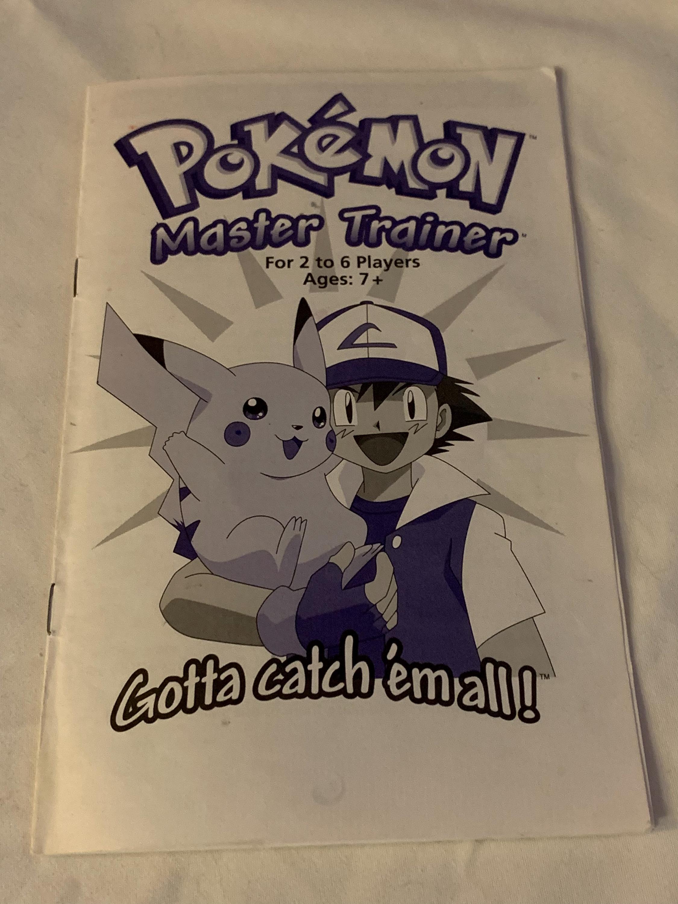 1999 POKÉMON Master Trainer Board Game by Milton Bradley - Etsy