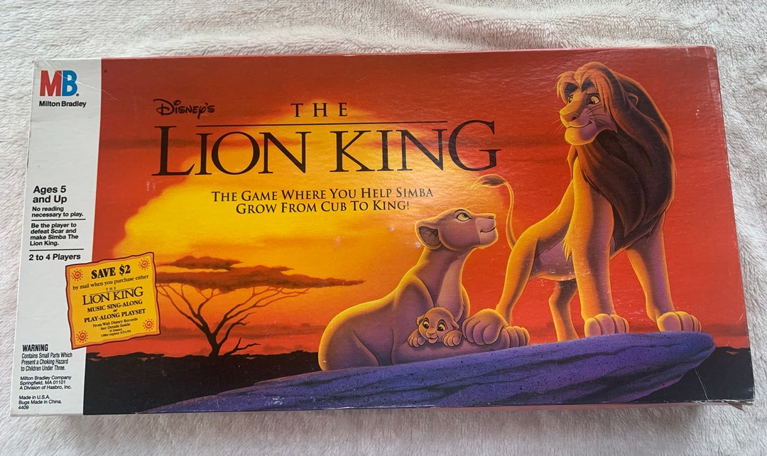 1993 the Lion King Board Game - Etsy