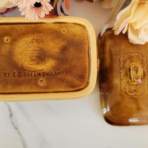 Vintage Casserole Dish W/ Lid - Rectangular Glazed Ceramic - Elizabeth ...