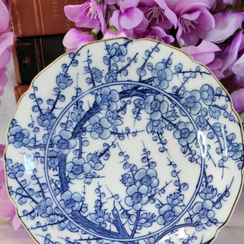 Cherry Blossom Porcelain Plates - Etsy