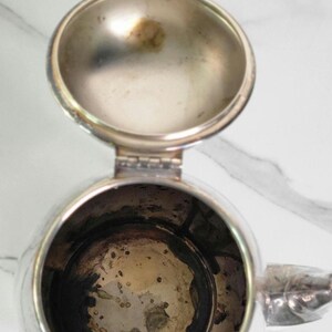 Vintage EB Rogers Silver Co. Silver on Copper Cezve Turkish Coffee Pot ...