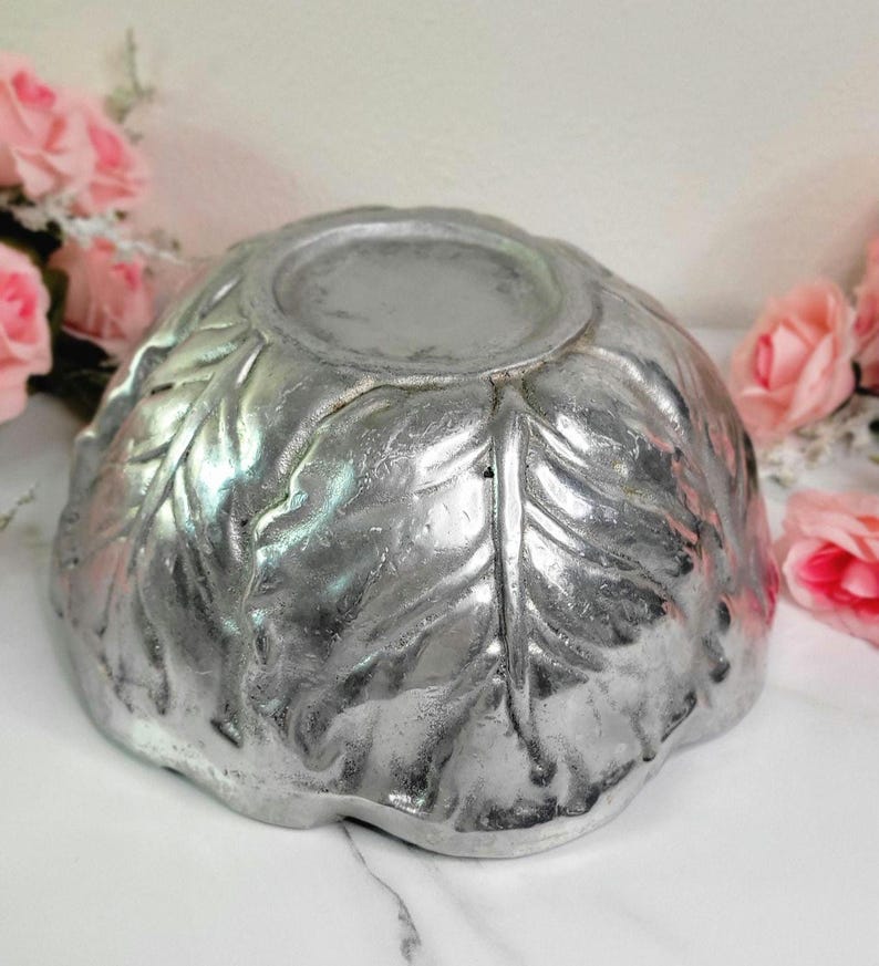 Vintage Large Cast Aluminum Cabbage Head Bowl - 11.5" - Etsy