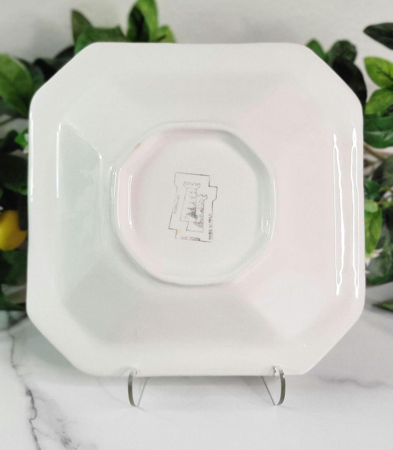 Vintage Ceramica Due Torri "lemon Tree" Square Serving Bowl - Made in ...