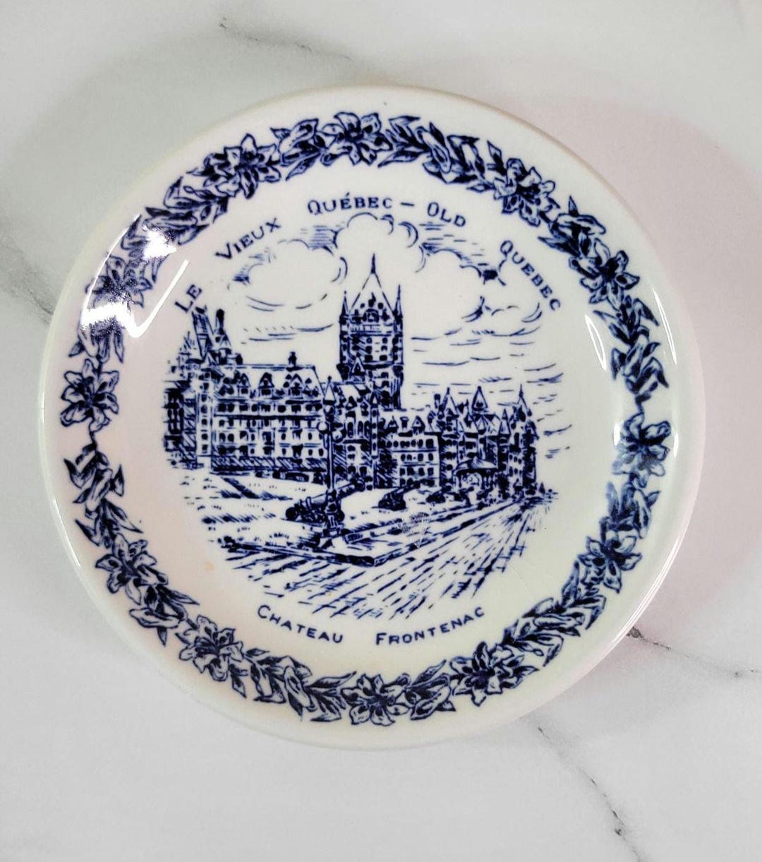 Vintage "le Vieux Quebec" Plate - Wood & Sons - English Ironstone ...