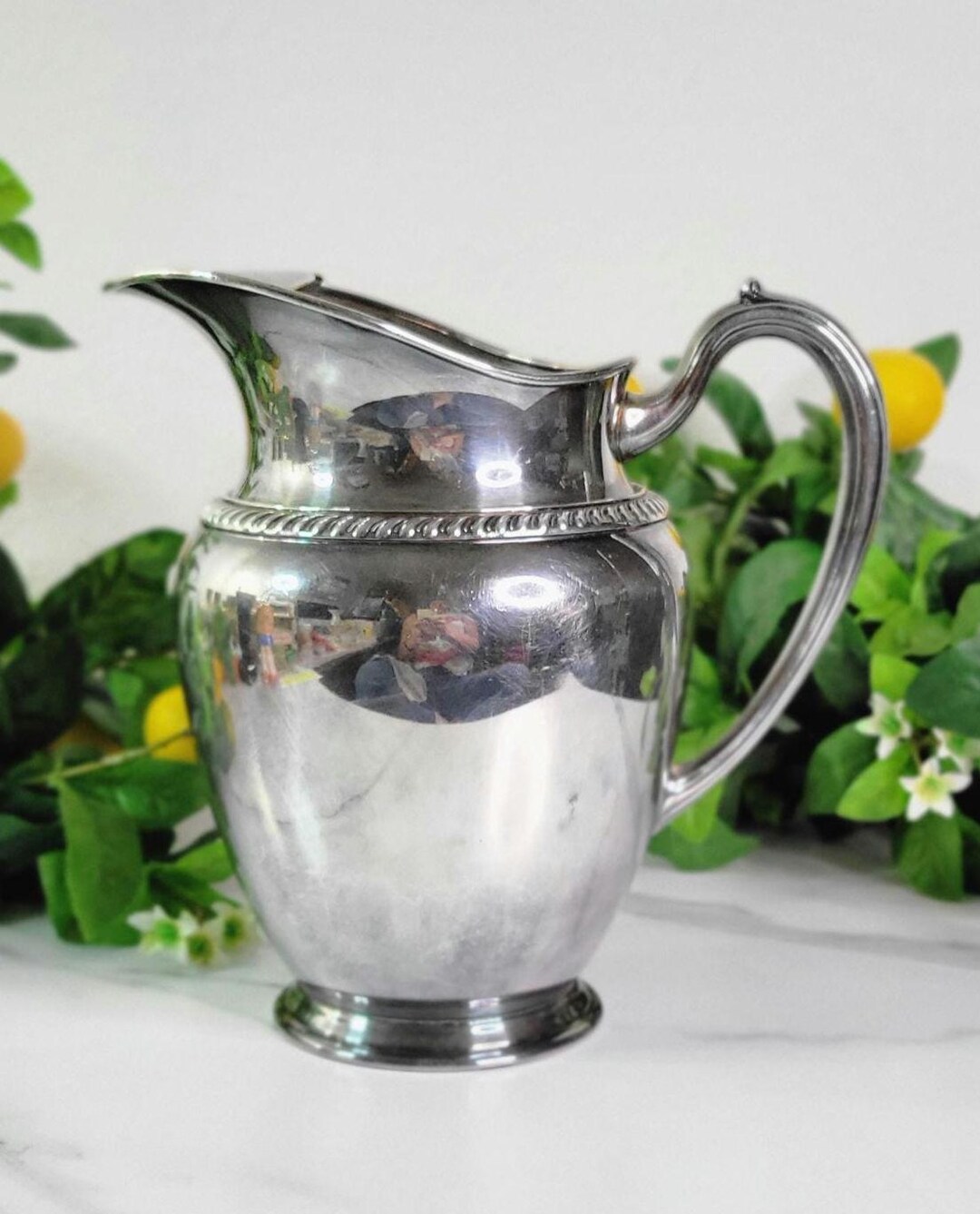 Vintage Oneida LTD Silverplate Water Pitcher - "fiesta" - 8" - Etsy