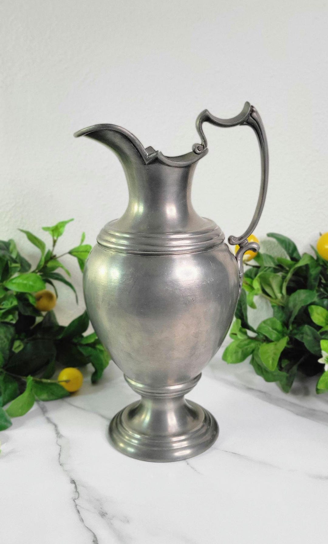 Vintage "metalars Peltro" Pewter Pitcher - Made in Italy - 13.5" - Etsy