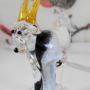 Art Glass Goat Figurine - Etsy