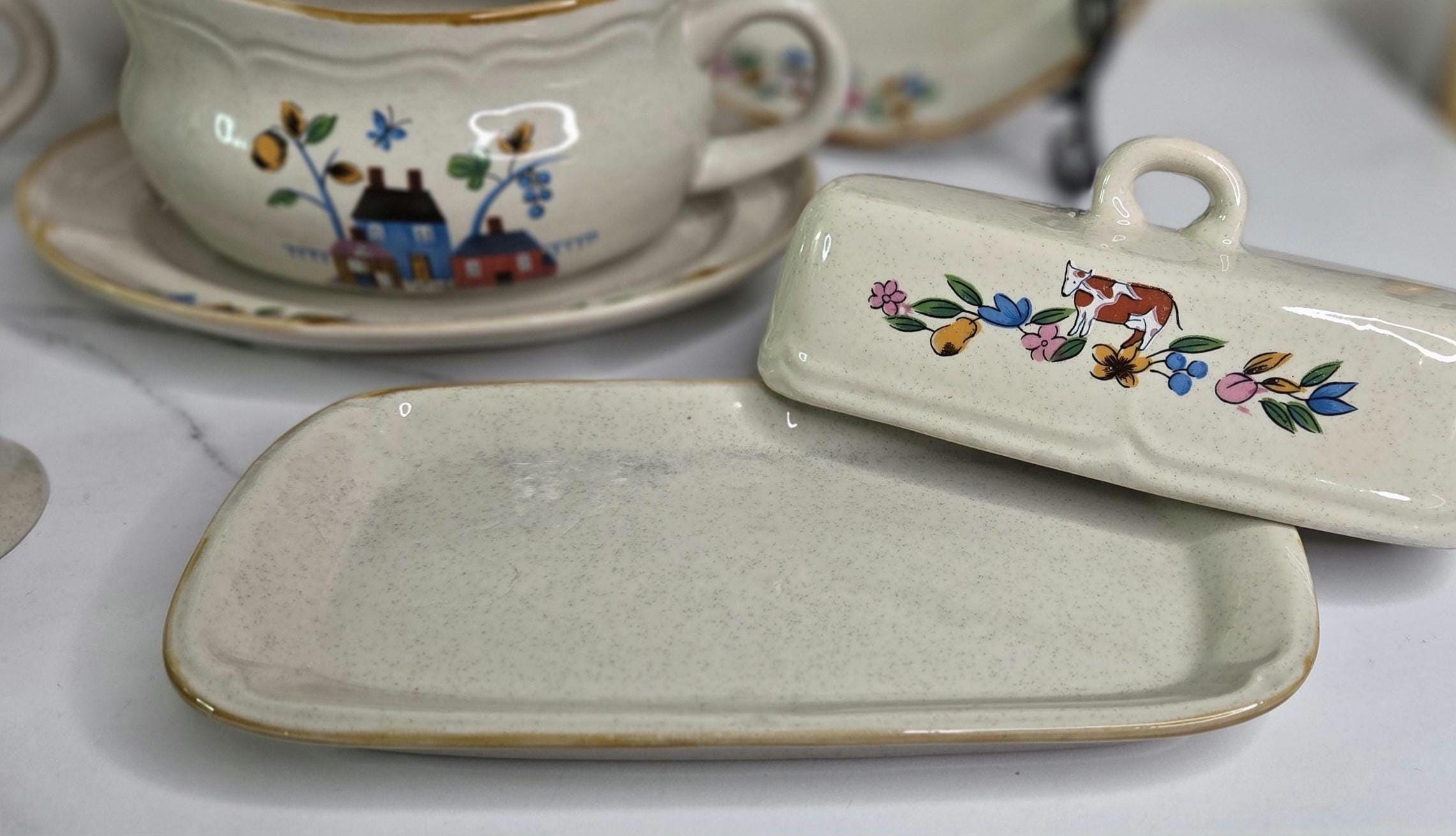 Vintage International China Stoneware "heartland" Serveware - Made in ...