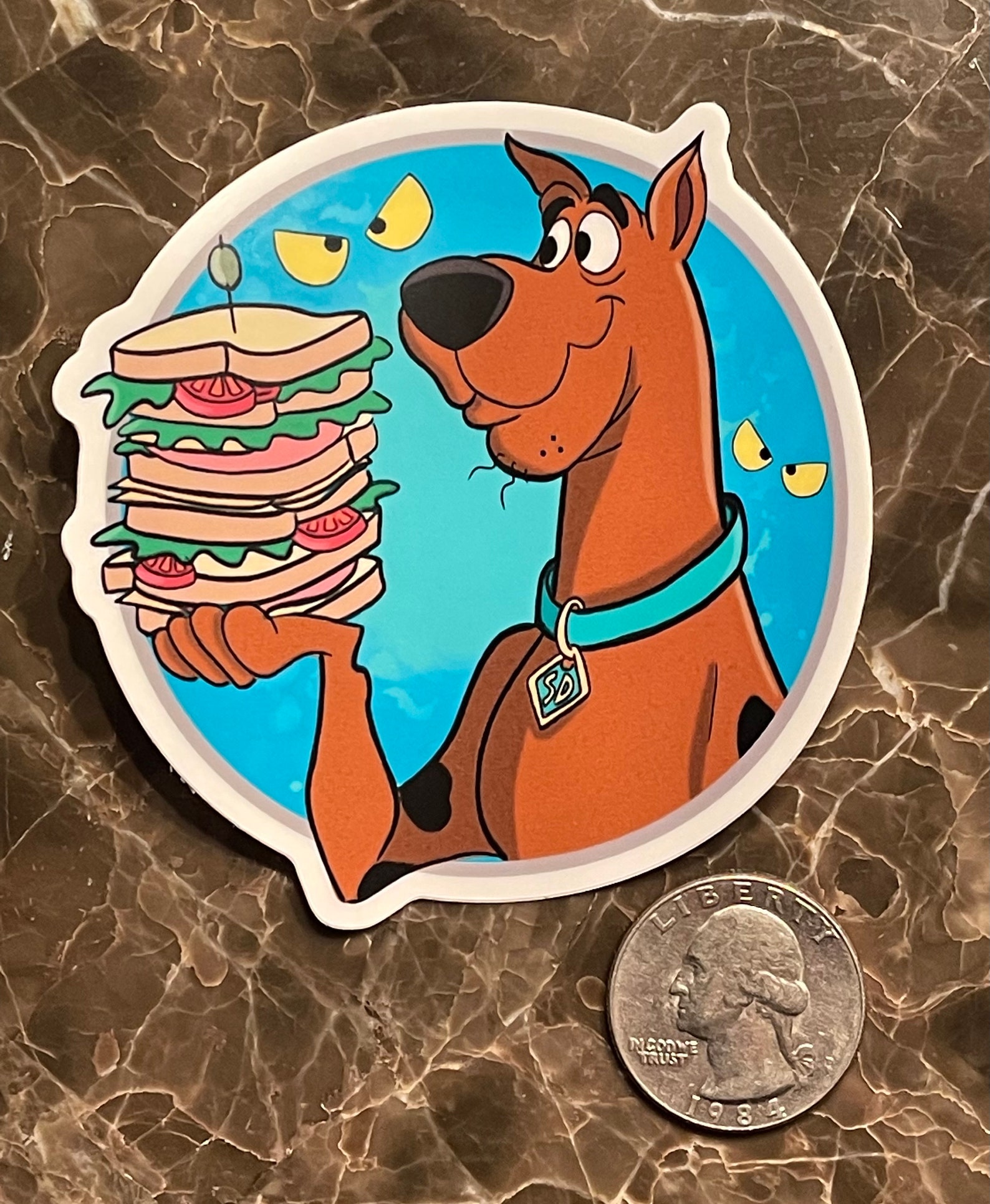 Scooby 3 Vinyl Stickers as A Set or Each - Etsy