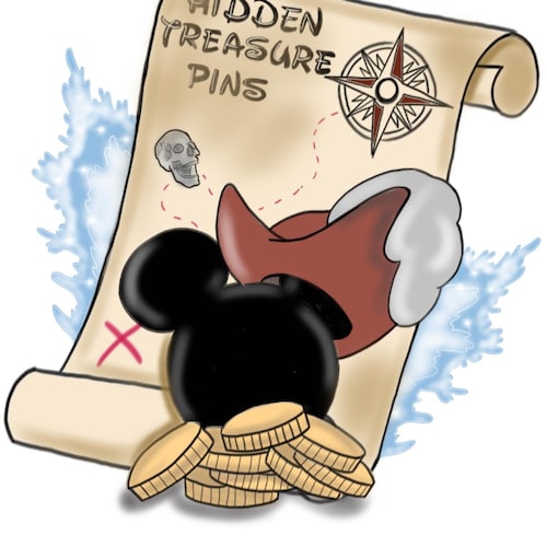 HiddenTreasurePins - Etsy