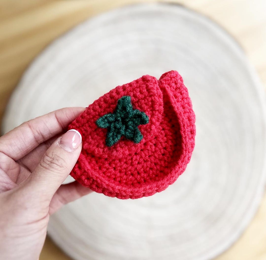 Tomato Handmade Coin Pouch - Etsy