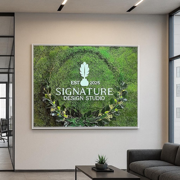 Moss Sign - Etsy