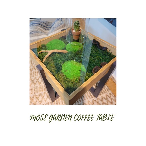 Moss Garden Coffee Table - Etsy
