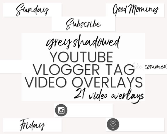 Youtube Video Overlay Youtube Button Youtube Popup Tag | Etsy