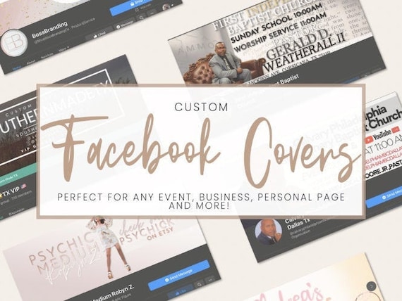 Custom Facebook Cover Facebook Event Cover Facebook Page | Etsy