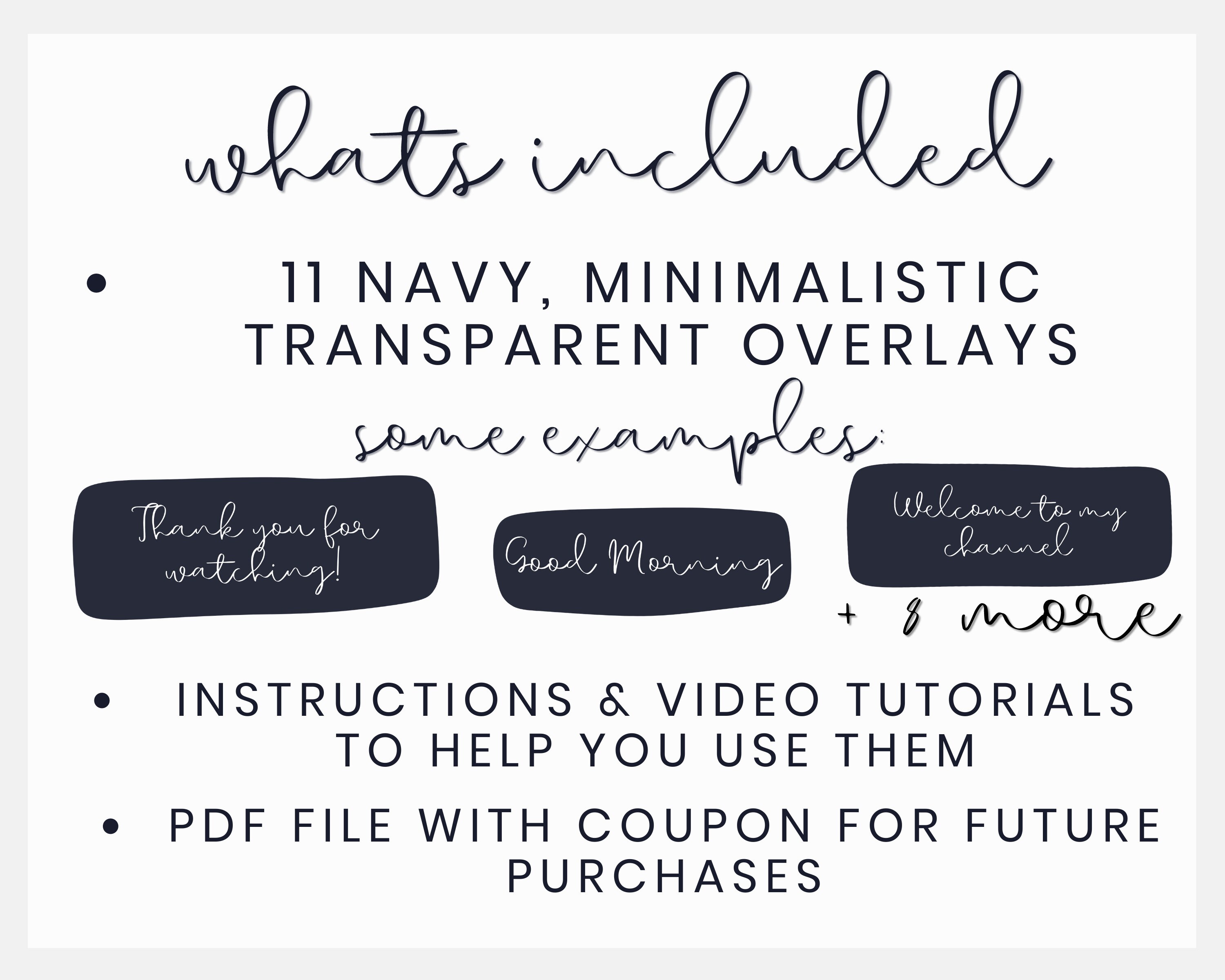 Blue Youtube Video Overlays Youtube Vlogger Tag Overlay Video Editing ...