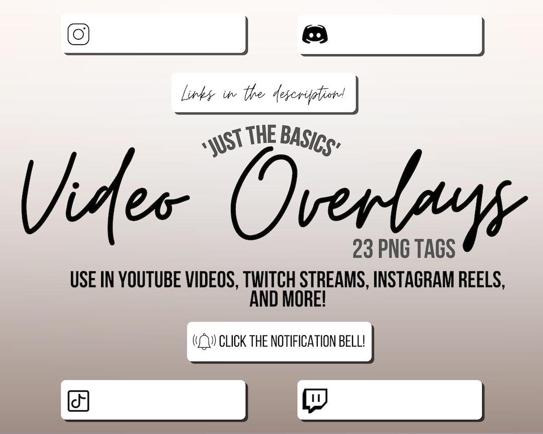 Youtube Video Overlays - Transparent Video Overlays - Transparent PNG ...