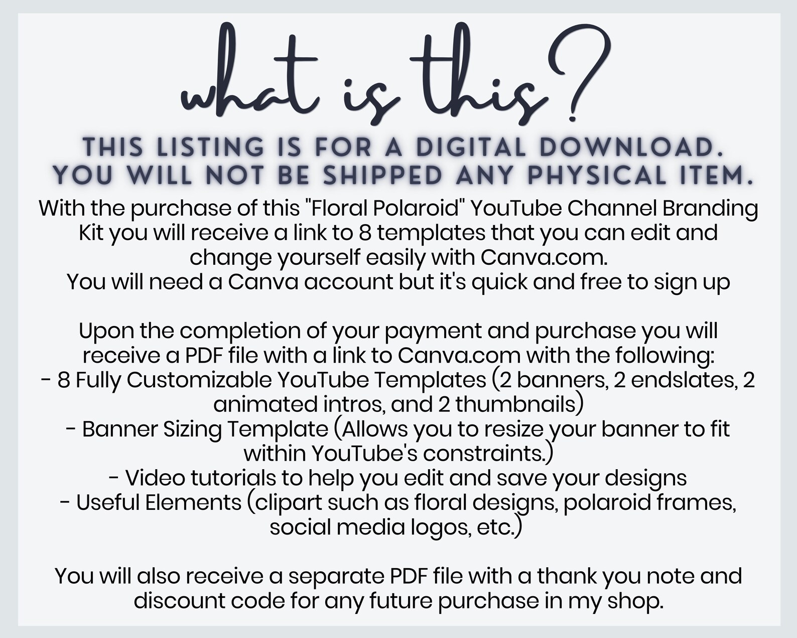 Editable Youtube Channel Templates Youtube Branding Kit Youtube Channel ...