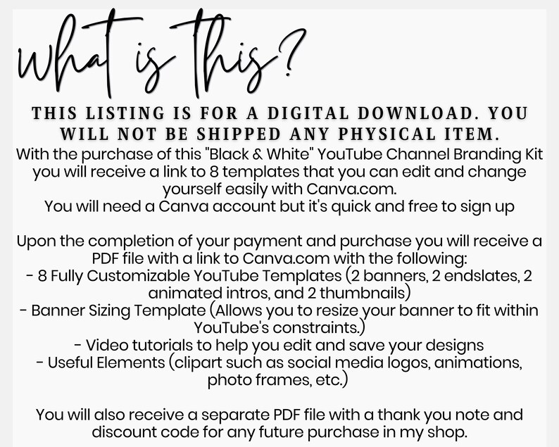Editable Youtube Channel Templates - Youtube Branding Kit - Youtube ...