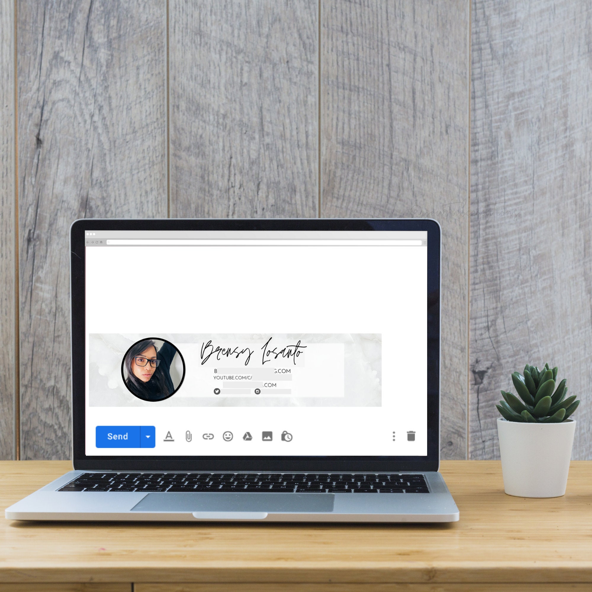 Custom Email Signature Email Signature Gmail Signature Business Email ...