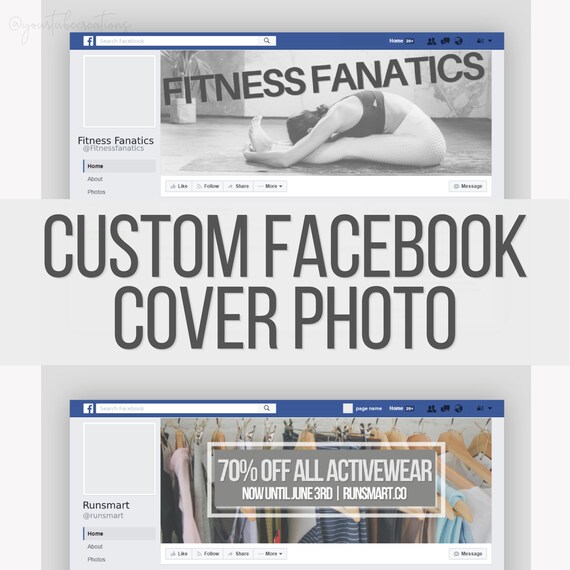 Custom Facebook Cover Facebook Event Cover Facebook Page | Etsy