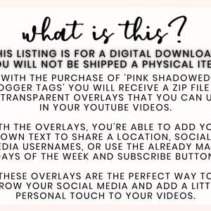 Youtube Video Overlay - Youtube Button - Youtube Vlogger Tag - Youtube ...