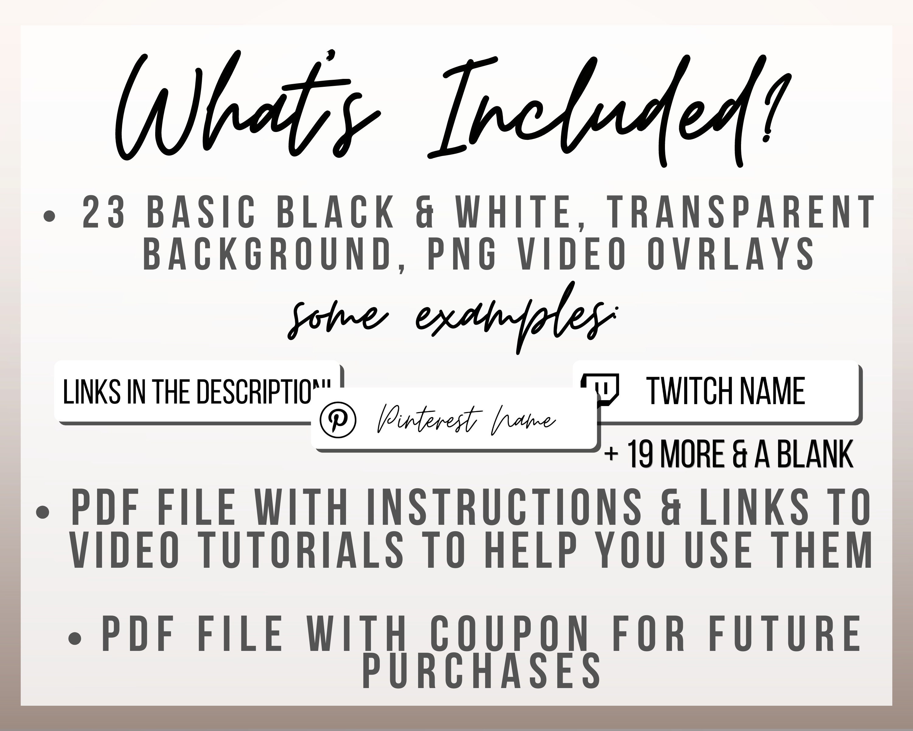 Youtube Video Overlays - Transparent Video Overlays - Transparent PNG ...