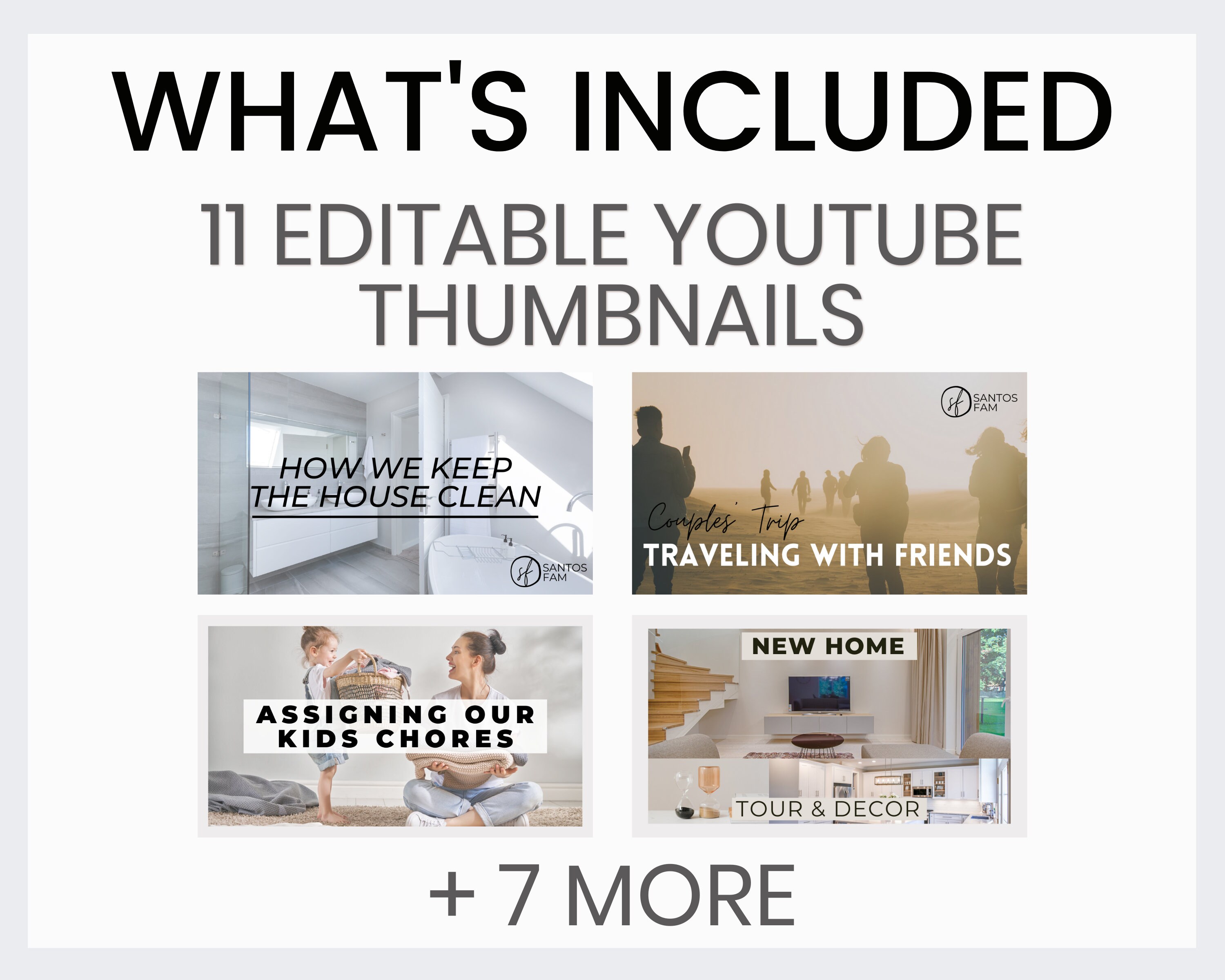 Basic Youtube Thumbnails - Editable Youtube Thumbnails - Youtube ...