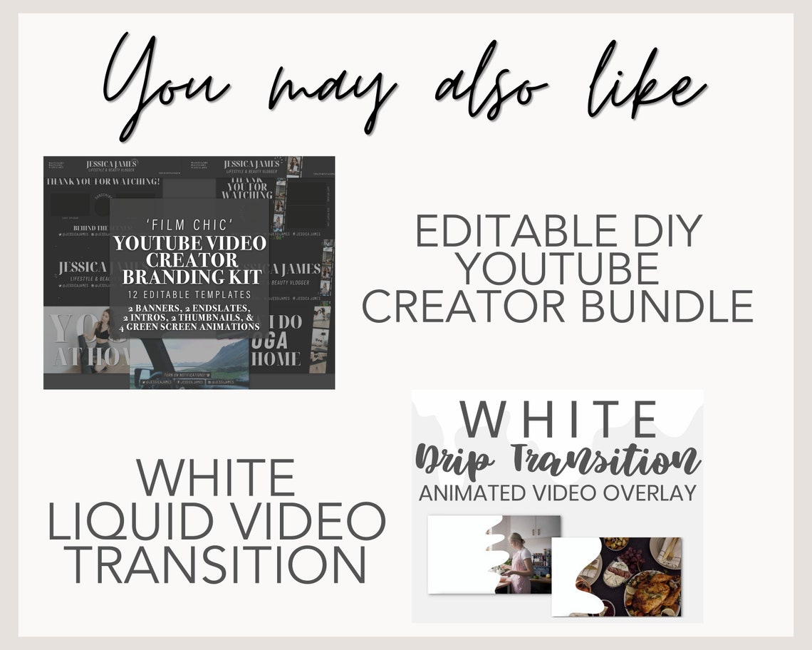 Paper Style Video Overlays, Sticky Note Overlay, Editable Video ...