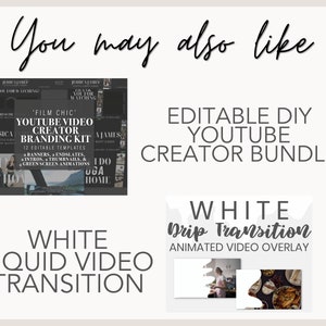 Paper Style Video Overlays, Sticky Note Overlay, Editable Video ...