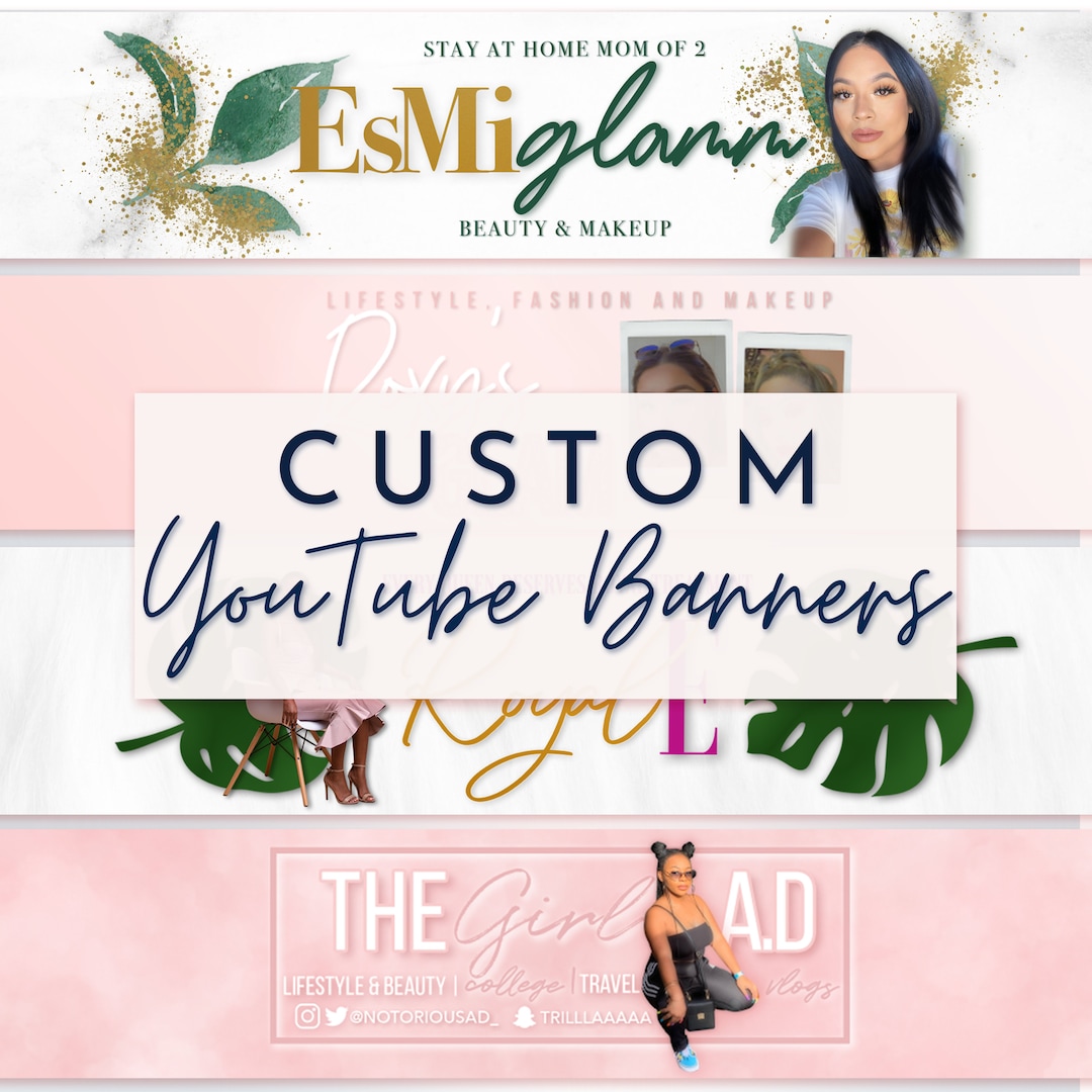 Custom Youtube Banner - Youtube Channel Art - Youtube Banner - Youtube ...