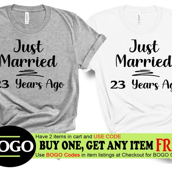 23rd Anniversary Shirts - Etsy