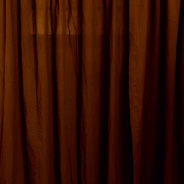 Burnt Orange Curtains - Etsy