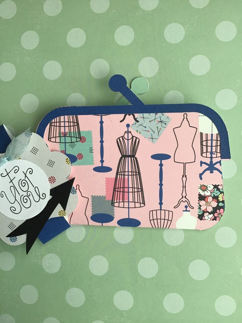 Handmade Dress Form Gift Card Holder: Sewing Theme Coin Purse - Etsy