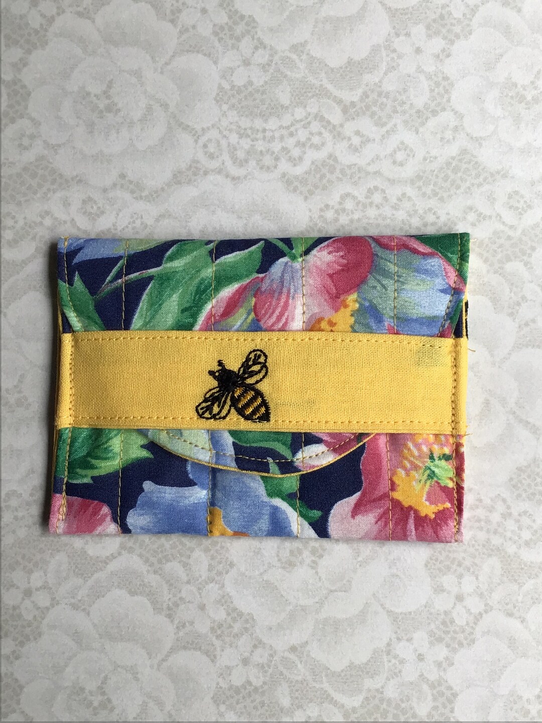 Fabric Gift Card Holder / Fabric Card Holder / Cash Wallet / Organize ...