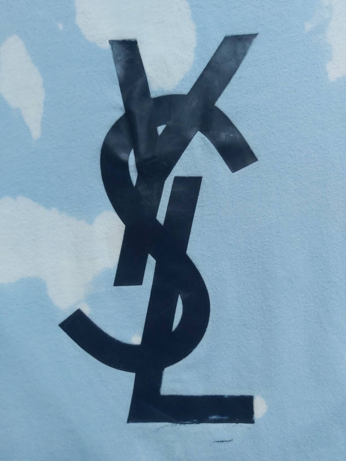 Vintage Yves Saint Laurent YSL Custom Made Tie Dye Distressed | Etsy