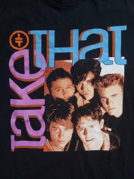 Rare Vintage 1993 Take That Single Stitch Shirt Take … - Gem
