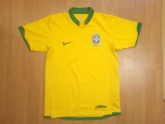 Vintage 2006 Nike Brazil Player Issue Home Football Shirt - Etsy