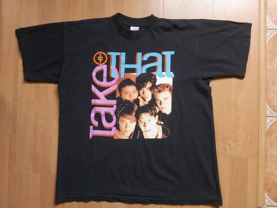 Rare Vintage 1993 Take That Single Stitch Shirt Take … - Gem