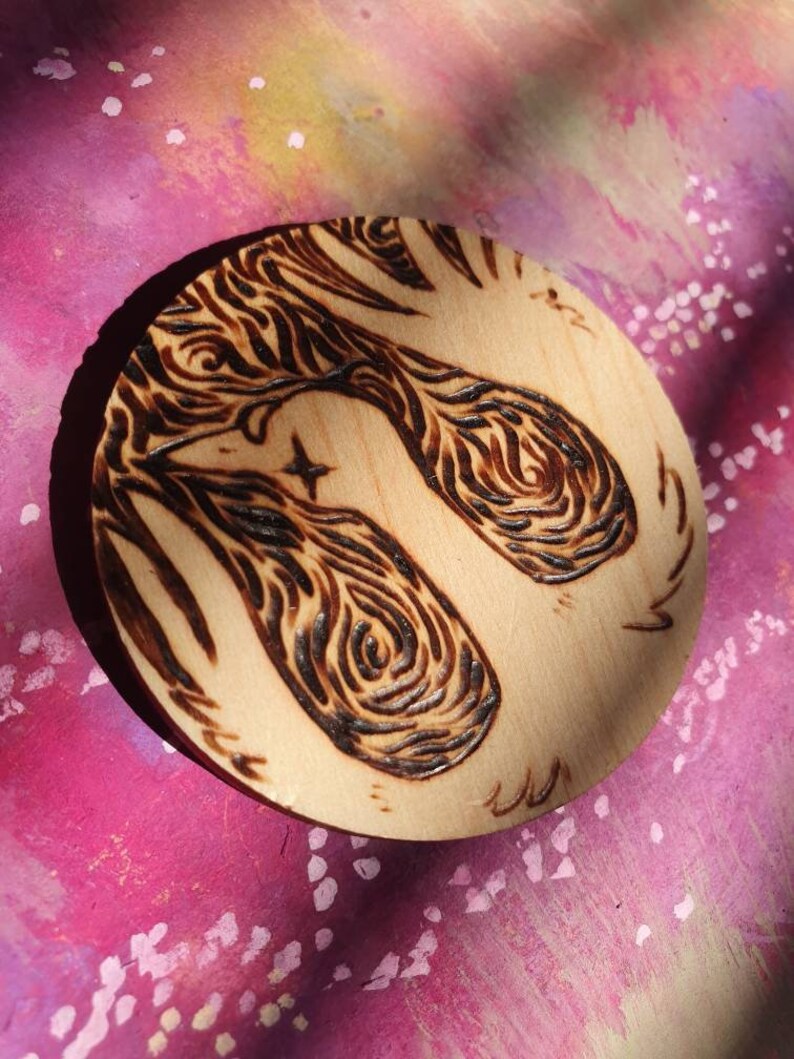 Small Wooden Pyrography Plaques - Etsy