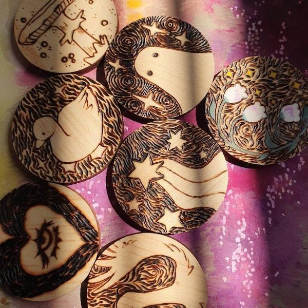 Wooden Pyrography - Etsy