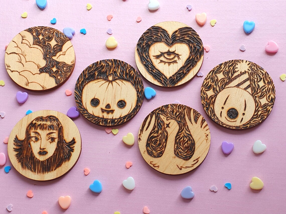 Small Wooden Pyrography Plaques - Etsy