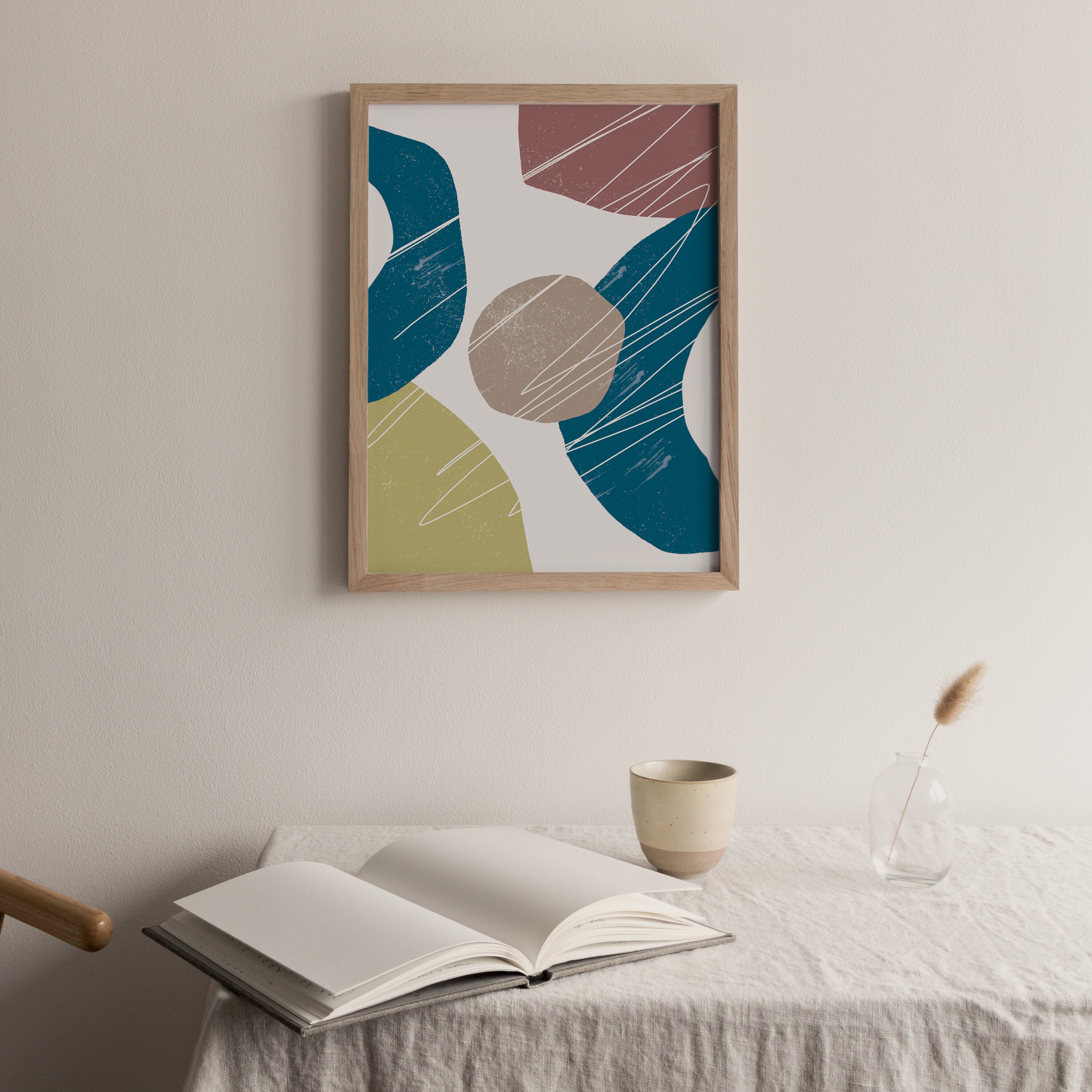 Abstract Art Printable Abstract Wall Art Artistic Printables Digital ...