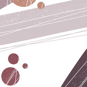 Purple Abstract Poster | Purple Wall Art | Geometric Printables ...