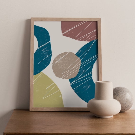 Abstract Art Printable Abstract Wall Art Artistic | Etsy